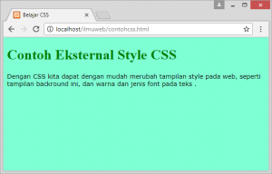 Tutorial Belajar CSS Bag. 1 : 4 Elemen Penting Pada CSS | IlmuWeb.NET