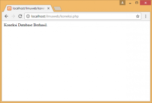 Cara Mudah Membuat Koneksi PHP Dengan Database MySQL | IlmuWeb.NET