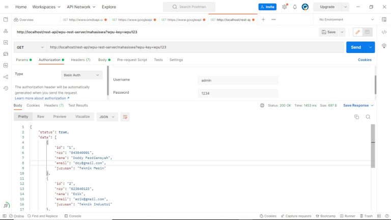 Cara Membuat Rest API Server Dengan Codeigniter 3