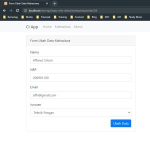 Aplikasi Rest API Client dengan Codeigniter 3 | IlmuWeb.NET