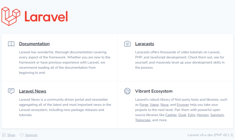 Tutorial Laravel Bag.1 Pengertian dan Install Laravel