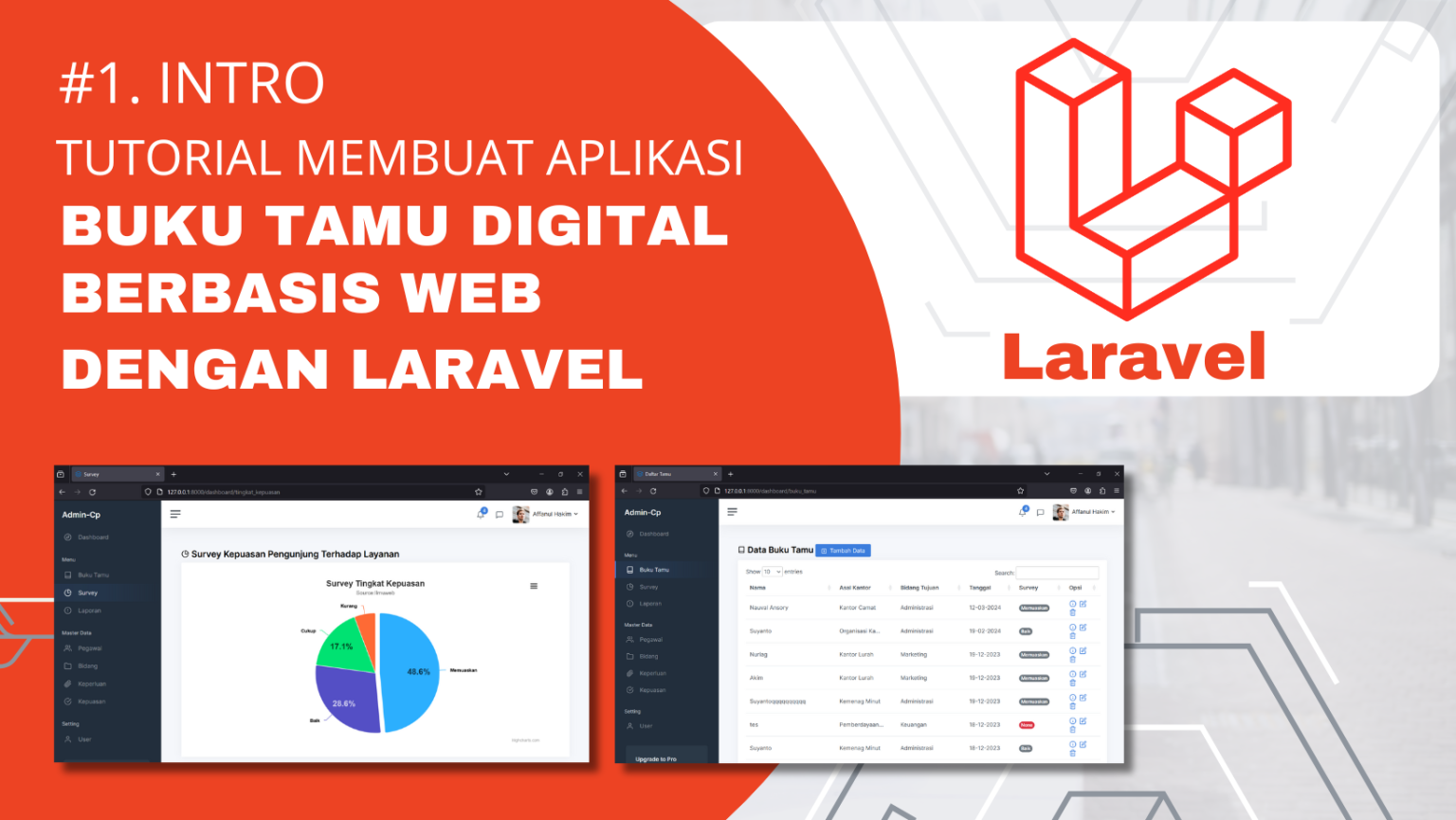 Tutorial Membuat Aplikasi Buku Tamu Berbasis Web #1. Intro